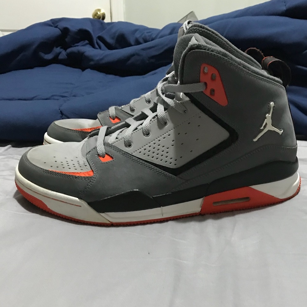 Nike Jordan Sc-2 - White-Dark Grey-Team Orange - Gem